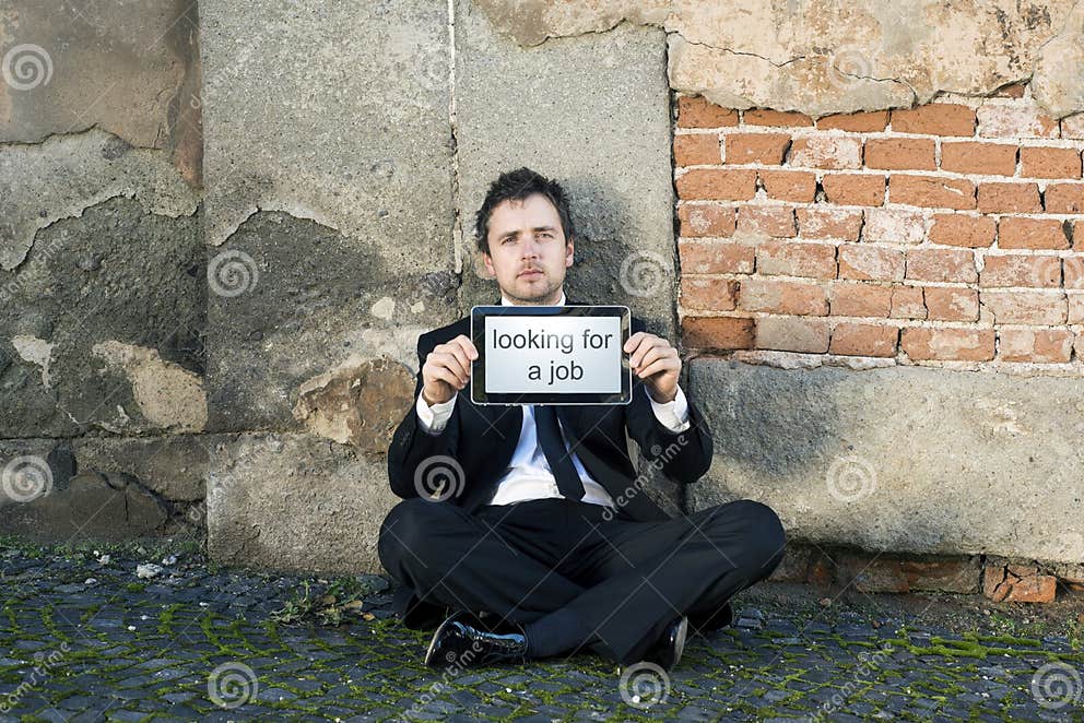 Jobless stock photo. Image of human, poverty, depression - 27307506
