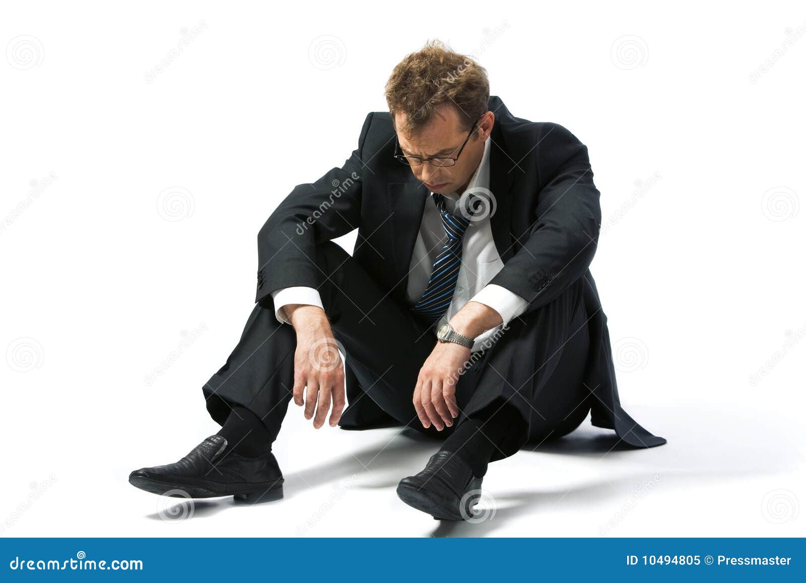 Jobless man stock image. Image of pose, adult, damage - 10494805