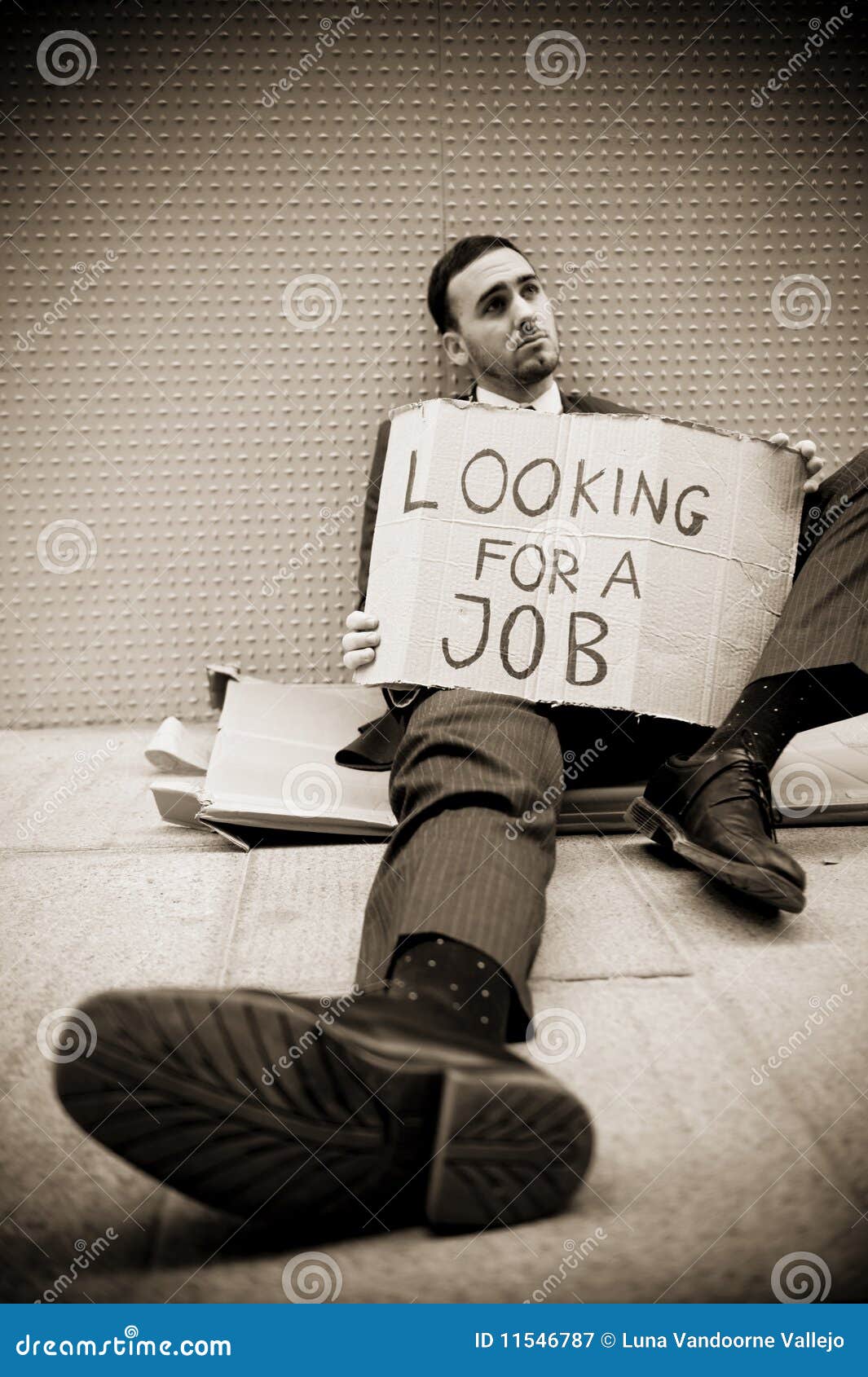Jobless Man Royalty Free Stock Photography - Image: 11546787