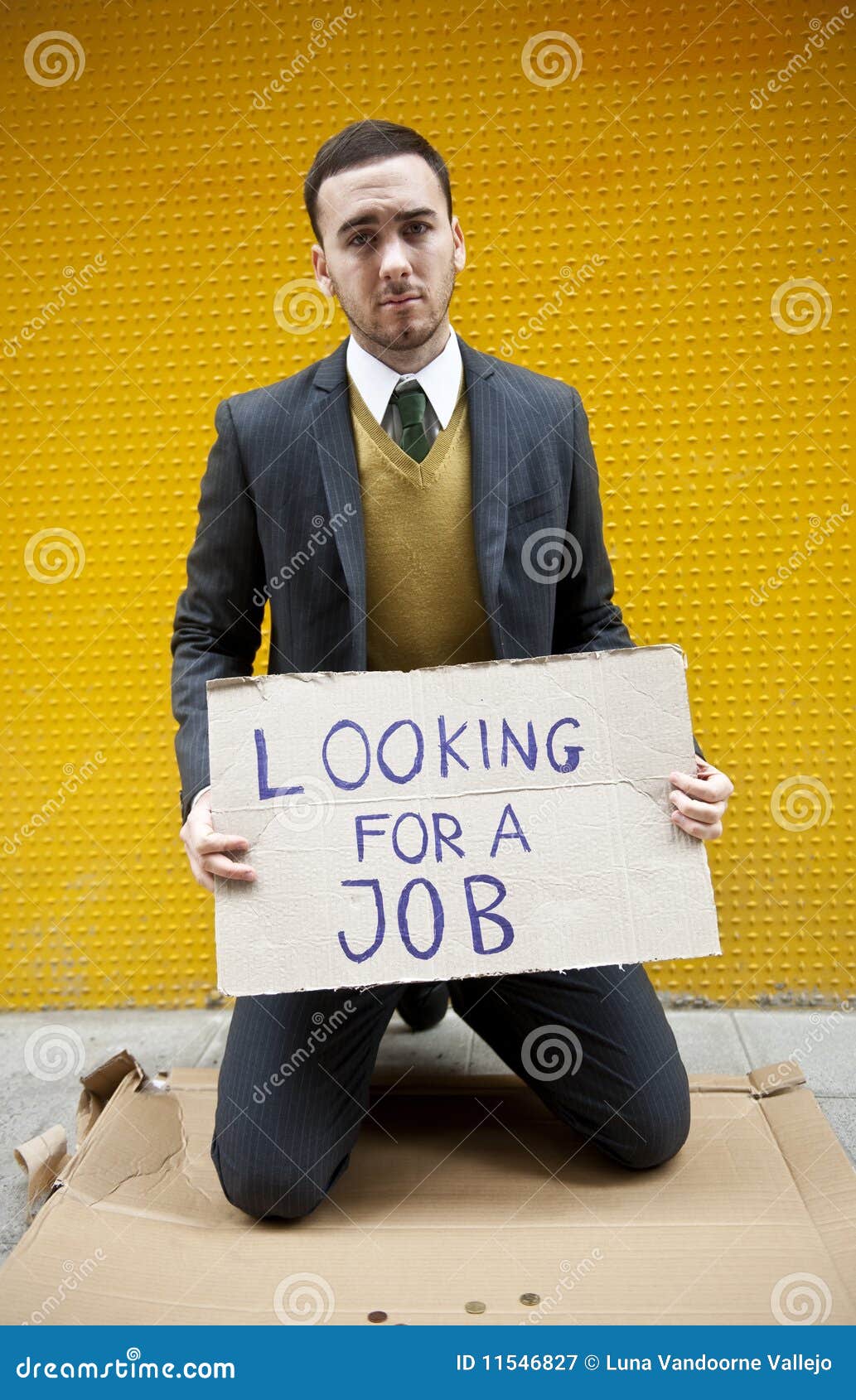 Jobless man stock image. Image of finance, manager, disaster - 11546827