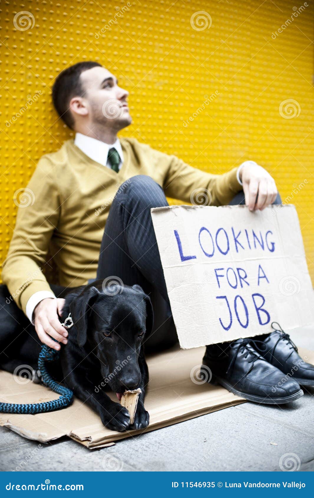 Jobless man stock image. Image of hope, looking, desperation - 11546935