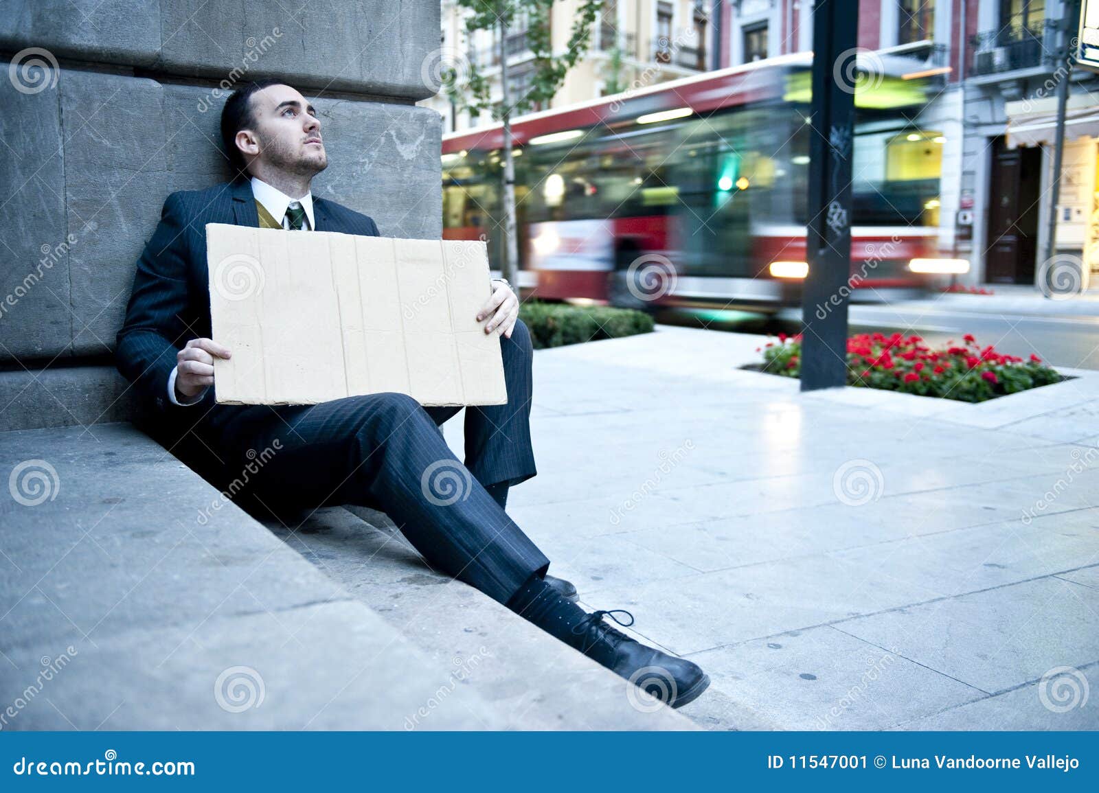 Jobless man stock image. Image of poster, business, falling - 11547001