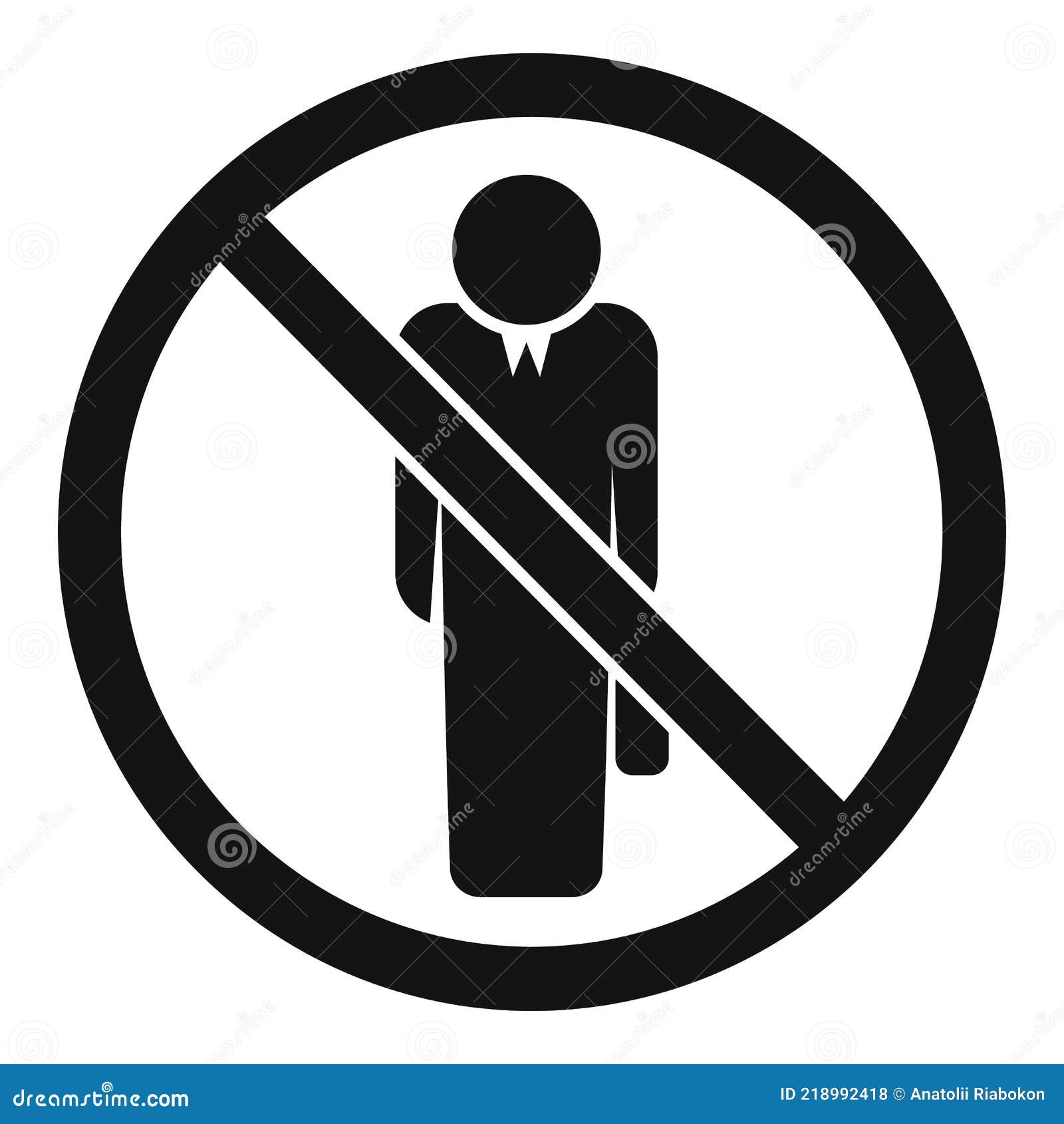 Jobless Man Icon, Simple Style Stock Vector - Illustration of work ...