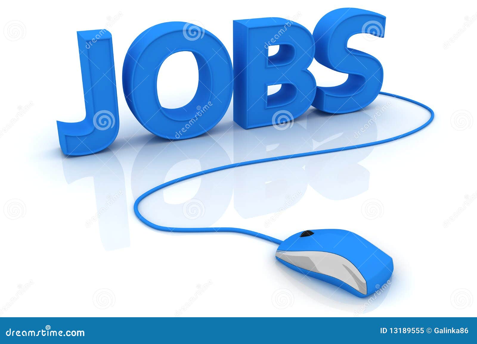 Jobs with computer mouse stock illustration. Illustration of mouse ...