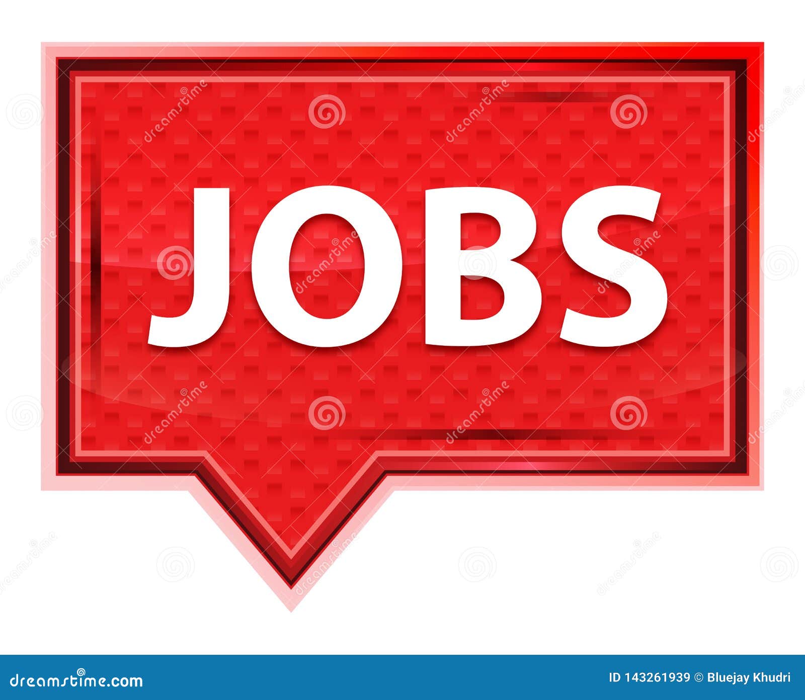 Jobs Misty Rose Pink Banner Button Stock Illustration - Illustration of ...