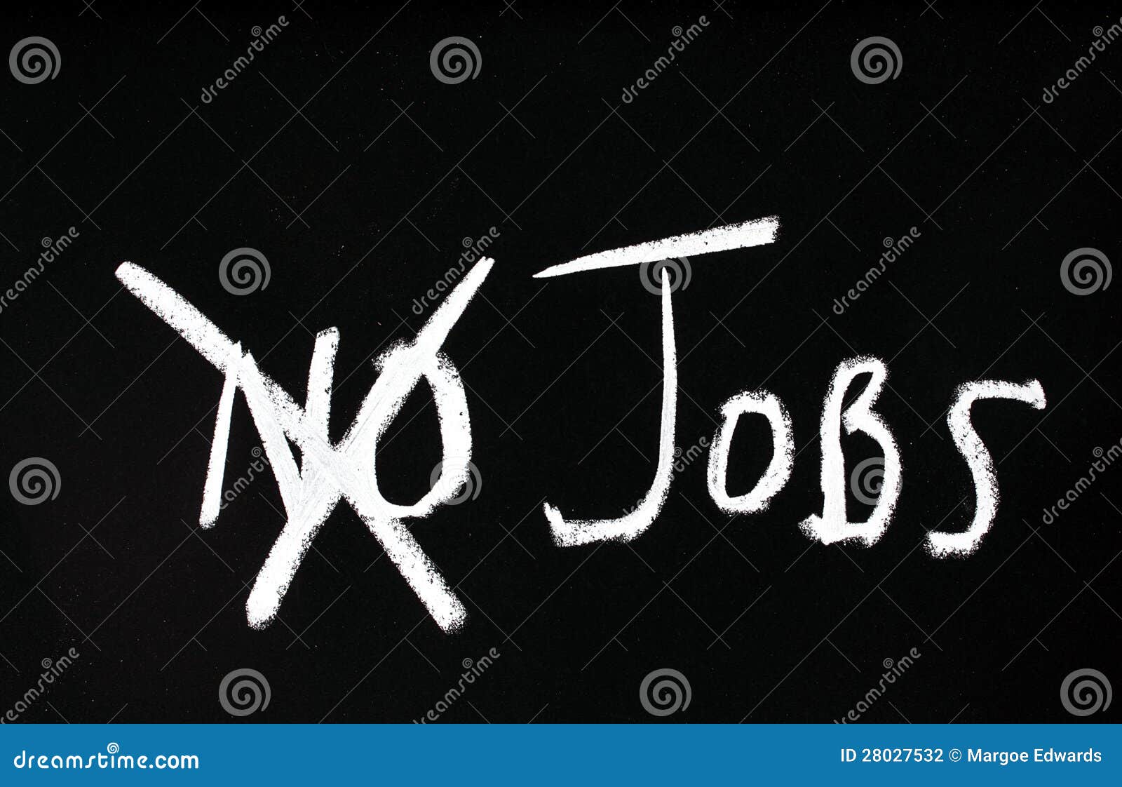 Jobs sign stock photo. Image of business, chalk, employment - 28027532