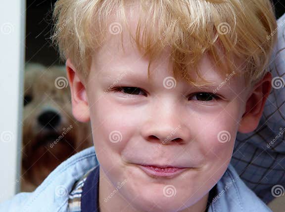 Jocular boy stock photo. Image of toddlers, joke, portrait - 14560