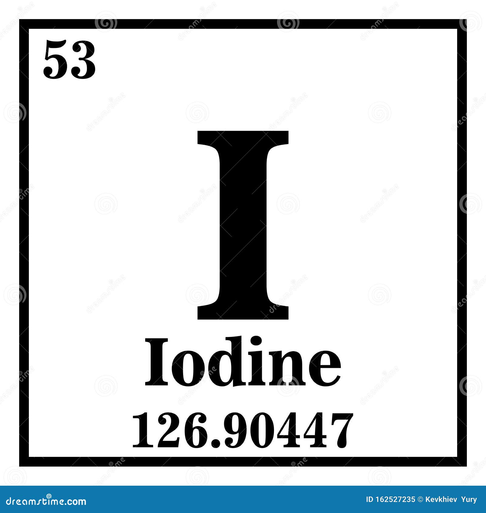 Jod-Periodic-Tabelle Der Elements Vector-Abbildung 10 Vektor Abbildung ...