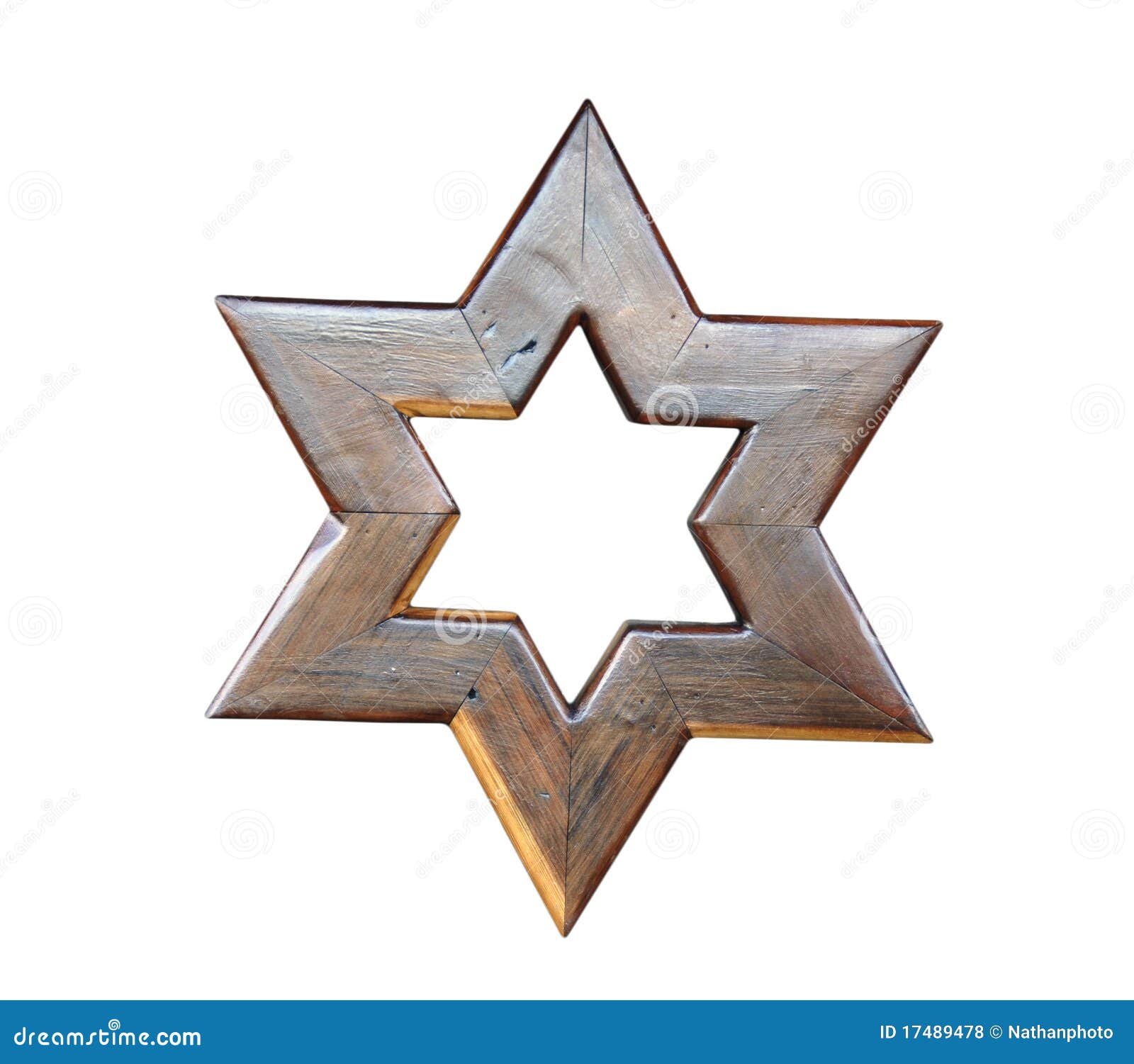 Jodenster stock foto. Image of houten, driehoeken, zionisme - 17489478