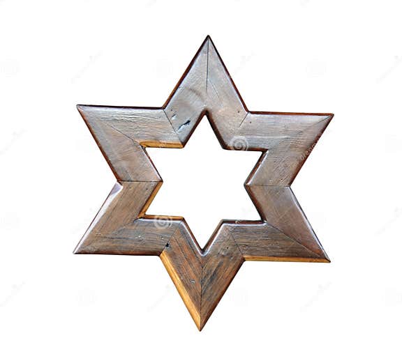 Jodenster stock foto. Image of houten, driehoeken, zionisme - 17489478