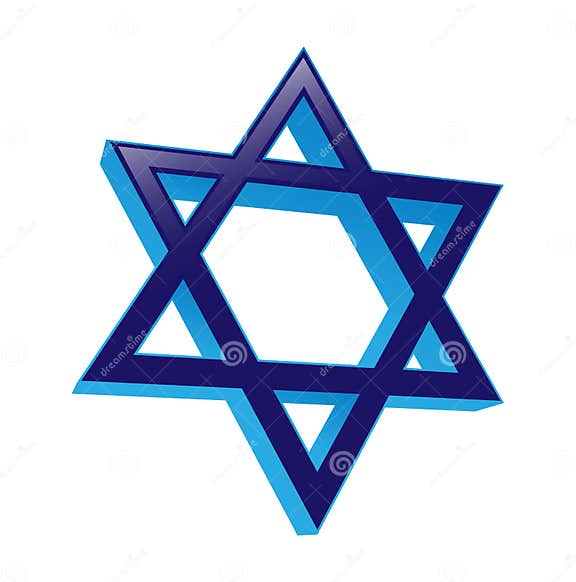 Jodenster vector illustratie. Illustration of ster, judaïsme - 23211949