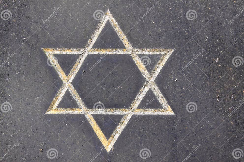 Jodenster stock foto. Image of teken, joods, grafsteen - 38846320