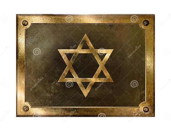 Jodenster stock afbeelding. Image of uithangbord, besnoeiing - 9518085