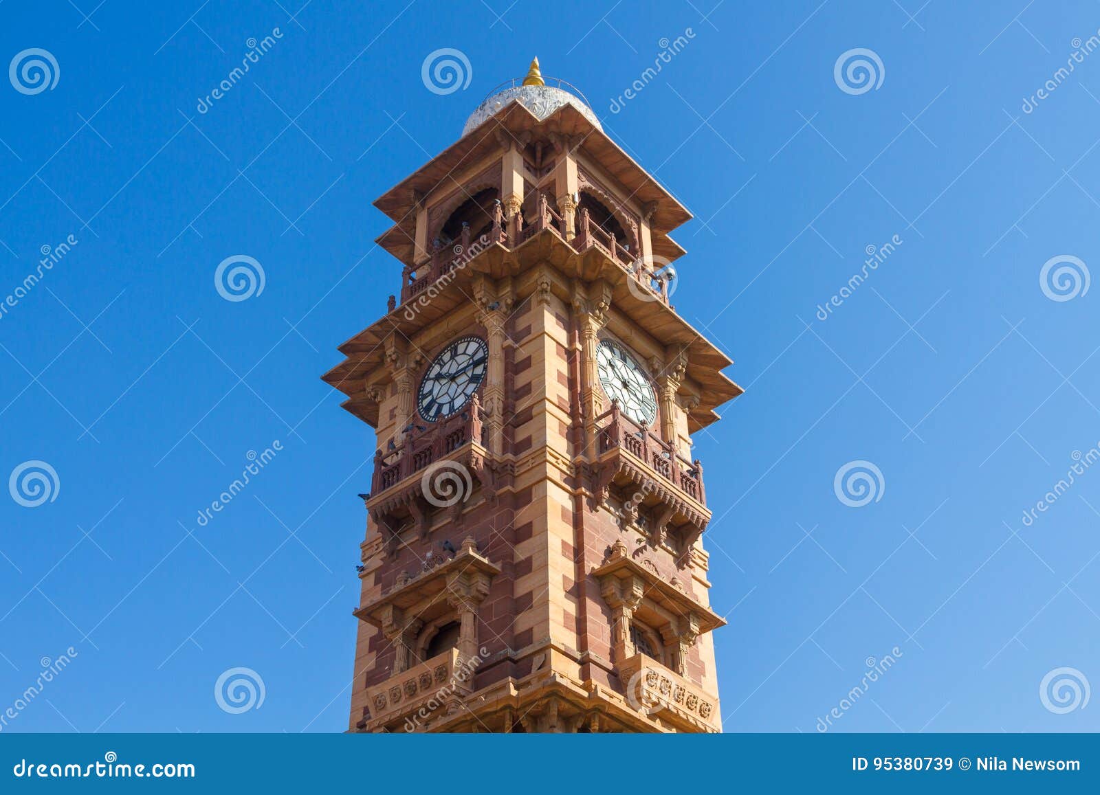 Jodhpur Clocktower stock image. Image of rajasthan, asian - 95380739