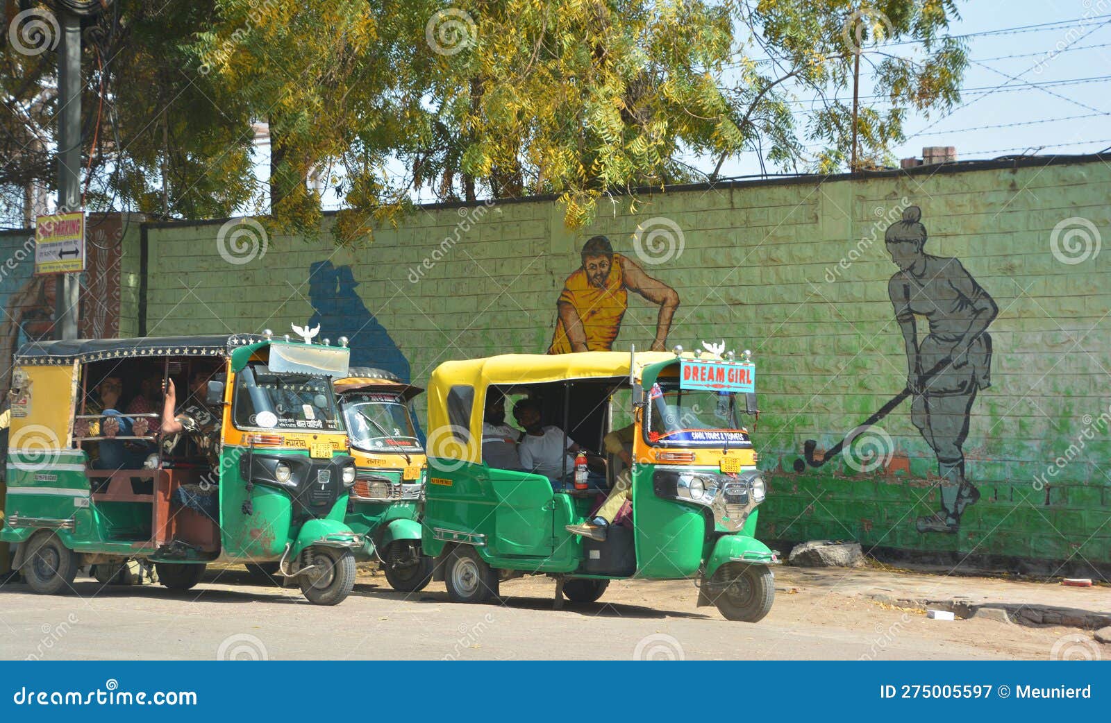 An Auto Rickshaw is a Motorized Version of the Pulled Rickshaw ...
