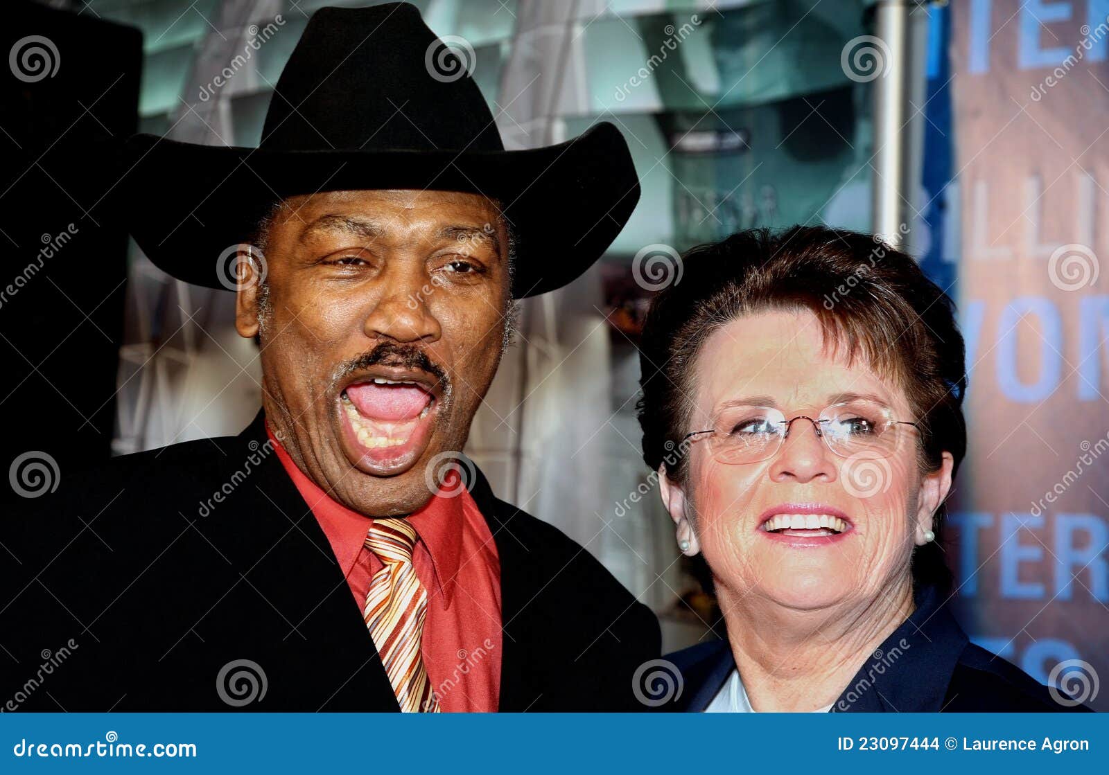Joe Frazier and Billie Jean King Editorial Stock Image - Image of grand ...