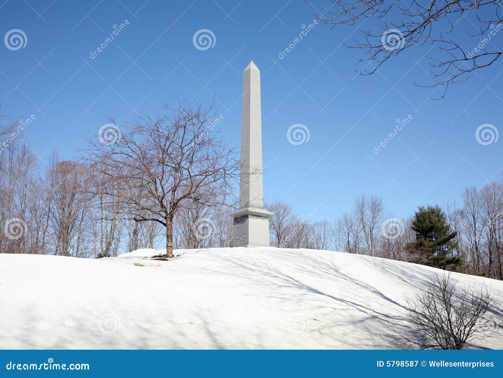Joepsh Smith Monument stock image. Image of vermont, christ - 5798587