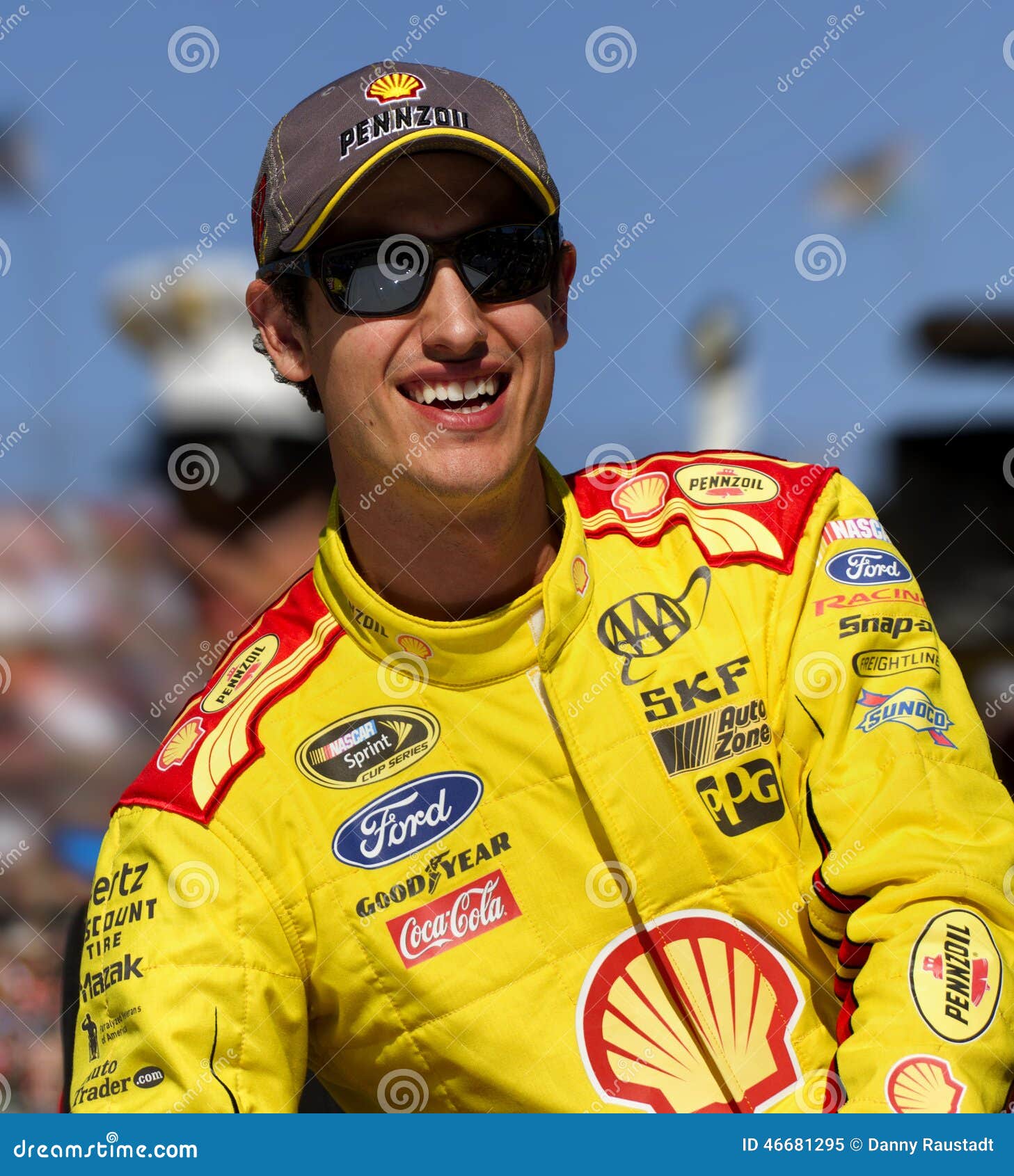 NASCAR: Joey Logano Aug 14 Carfax 400 Editorial Photo | CartoonDealer ...