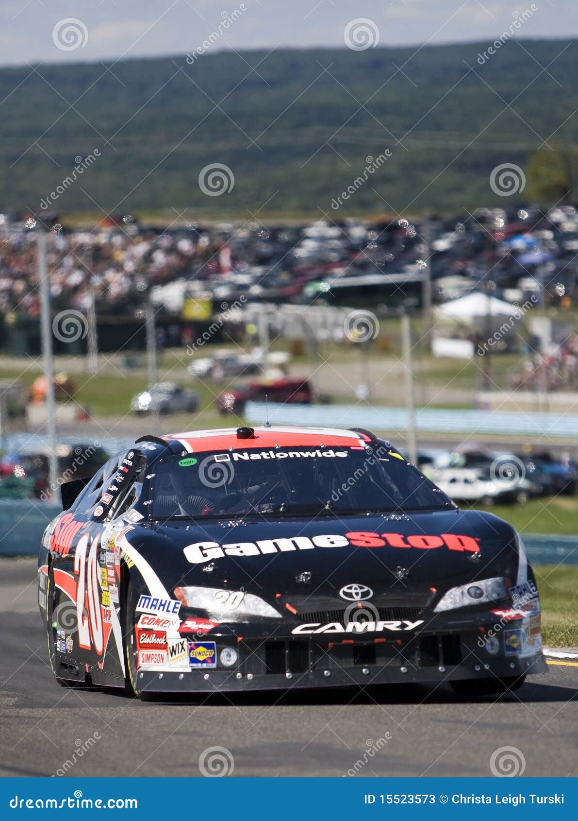 Joey Logano on the track editorial stock photo. Image of fast - 15523573