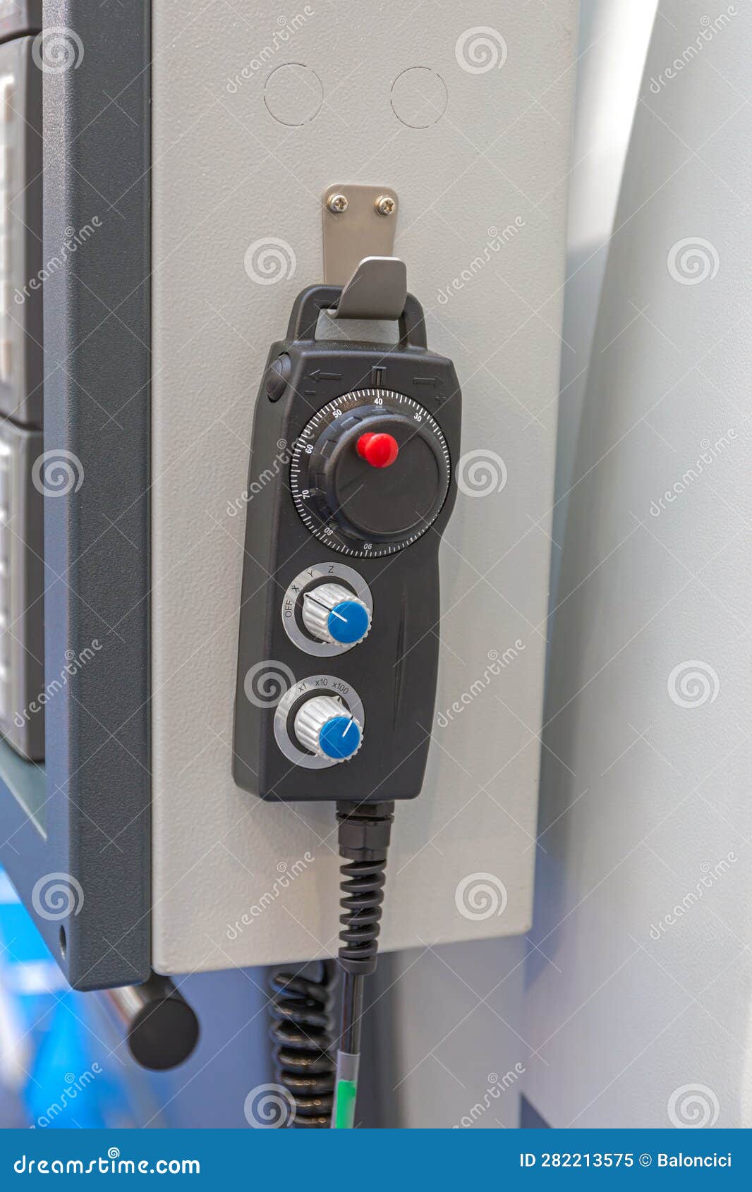 Jog Dial Machine Control stock image. Image of dial - 282213575