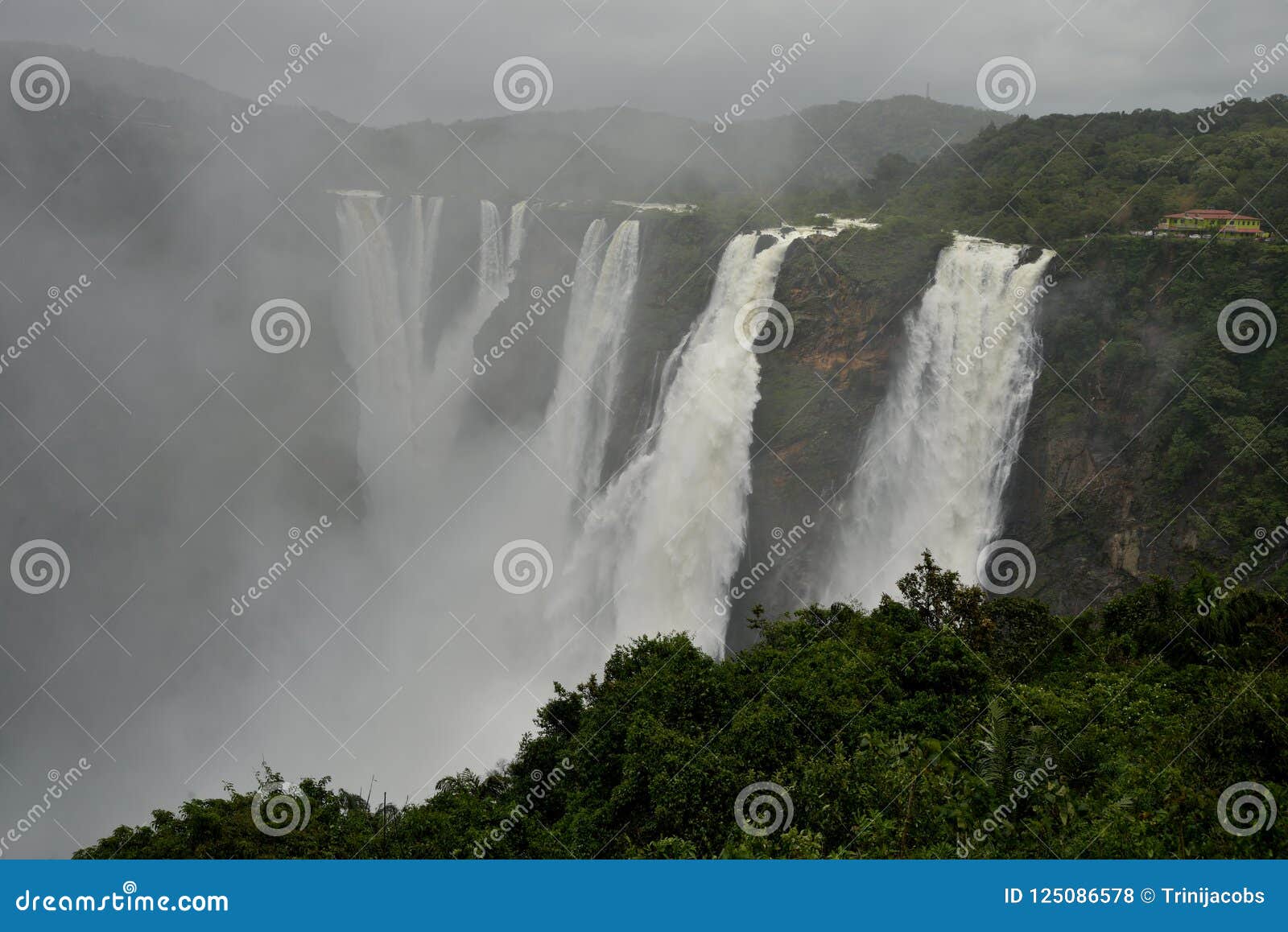 Jog Falls, Gerosoppa Falls or Joga Falls at Sharavathi River in ...