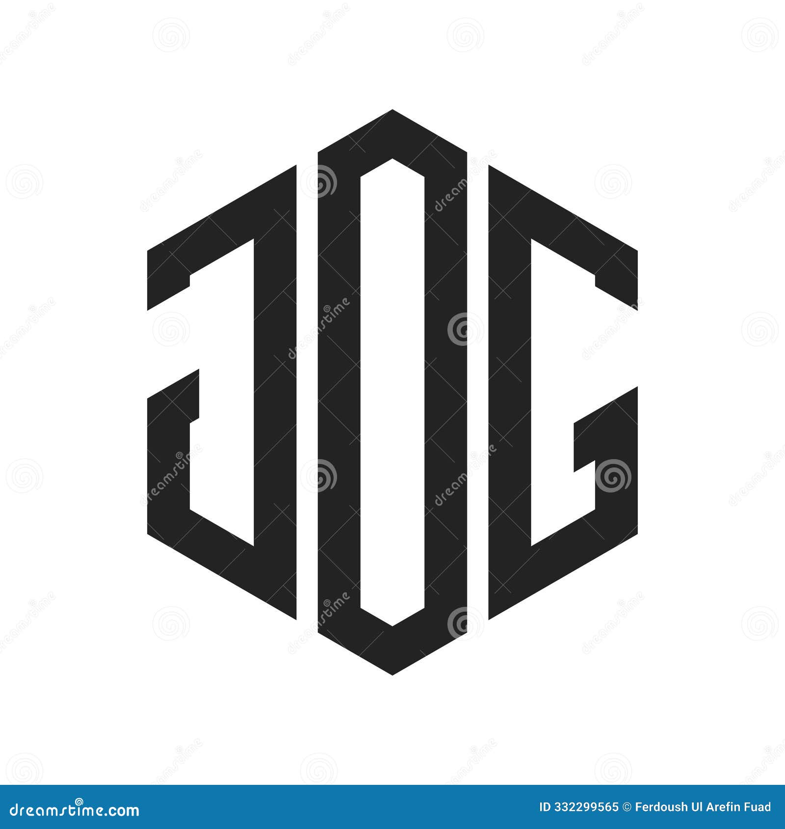 JOG Logo Design. Initial Letter JOG Monogram Logo Using Hexagon Shape ...