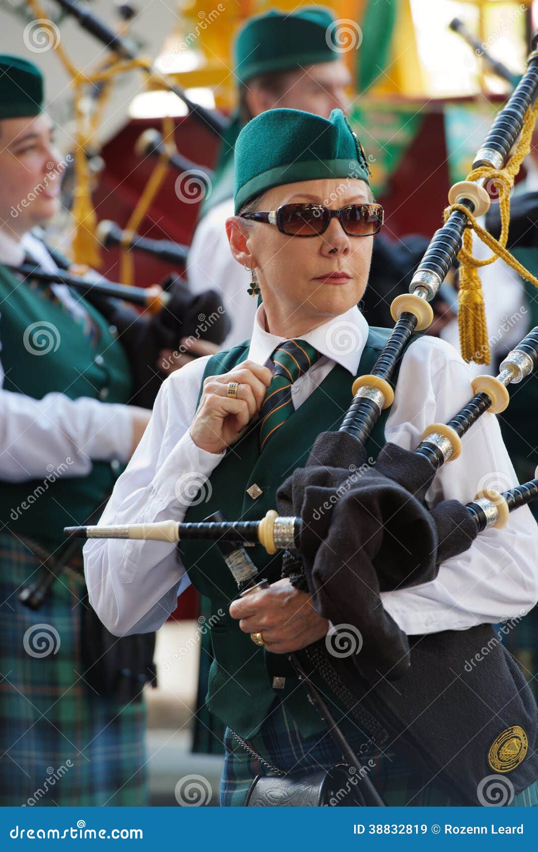 Jogador das gaitas de fole imagem de stock editorial. Imagem de camisa - 38832819