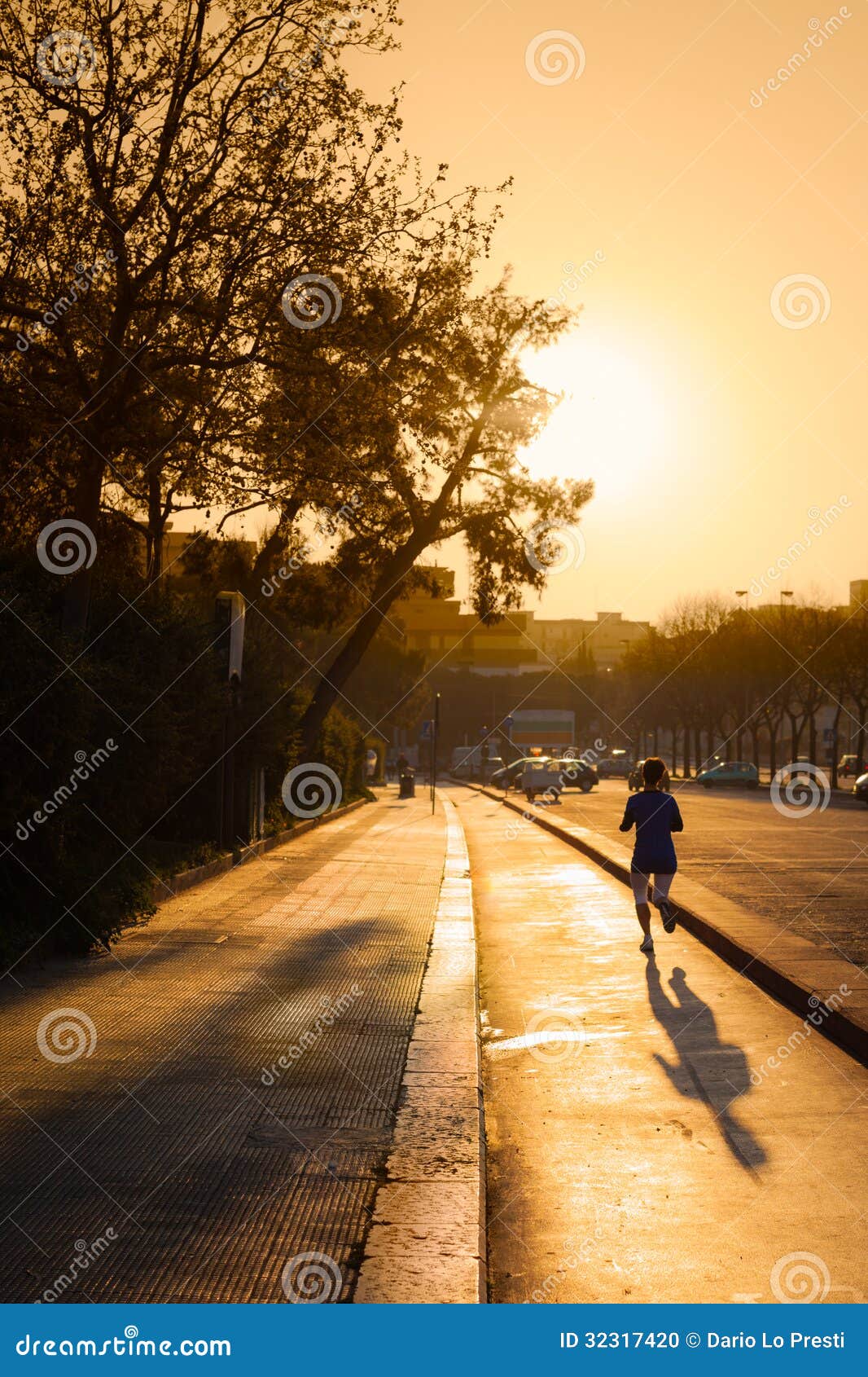 Jogging stock photo. Image of evening, outside, activity - 32317420