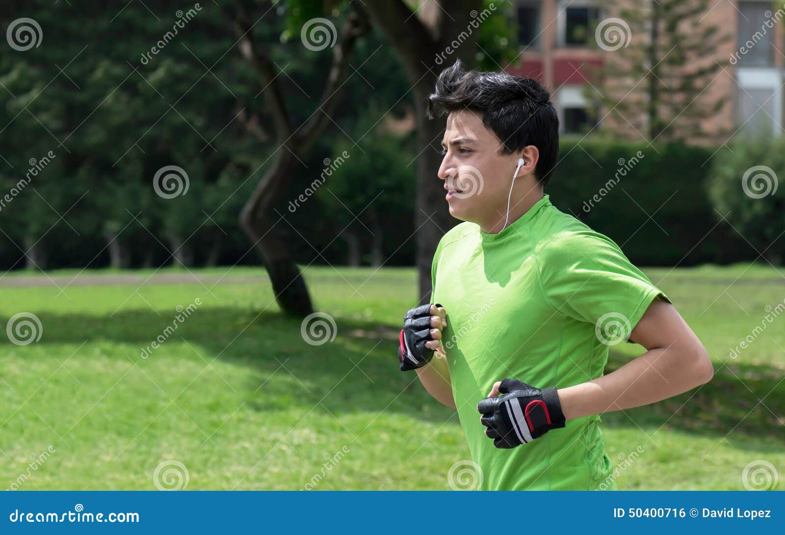 Jogging at the green park stock photo. Image of home - 50400716