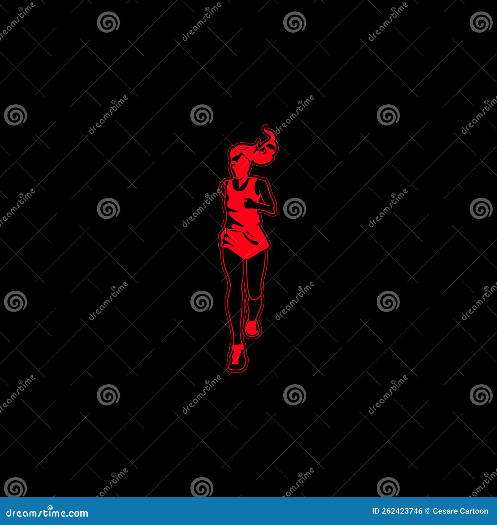 Jogging logo template stock vector. Illustration of branding - 262423746