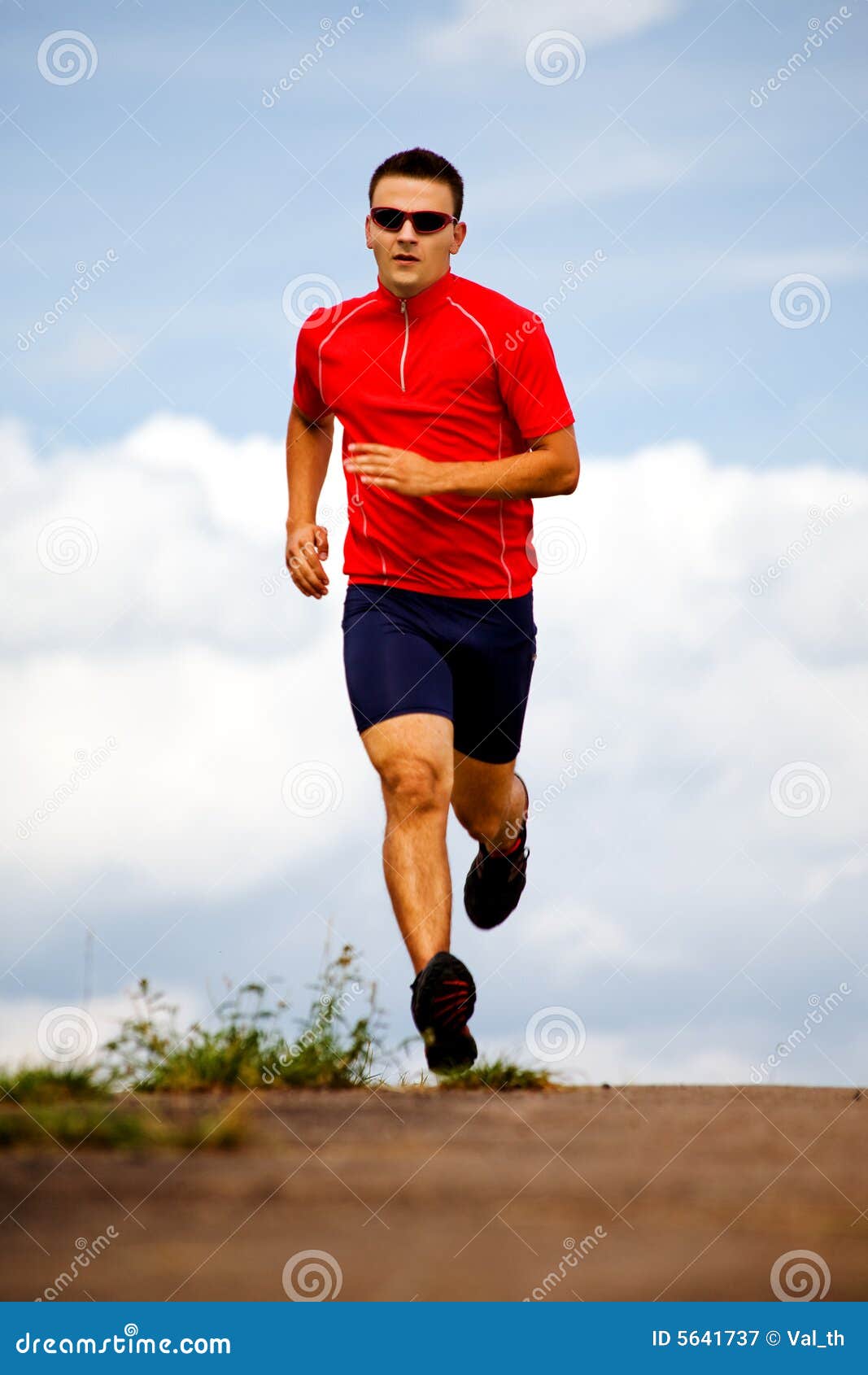Jogging man 2 stock image. Image of male, running, adult - 5641737