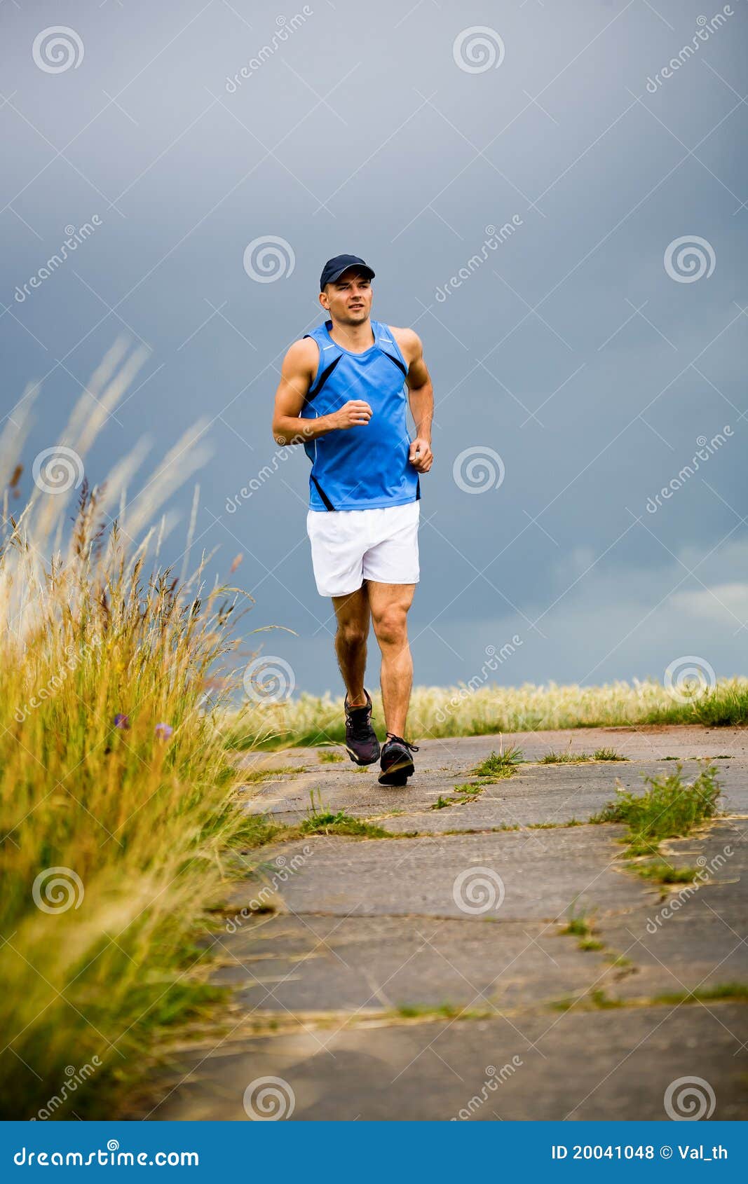 Jogging man stock photo. Image of healthy, country, activity - 20041048