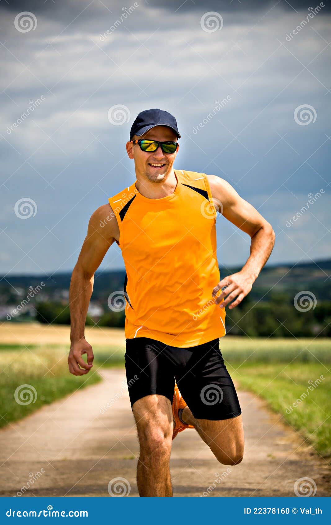 Jogging man stock photo. Image of sports, natur, jogging - 22378160