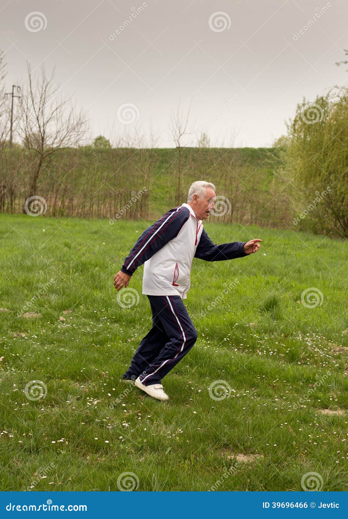 Jogging stock photo. Image of jogging, excited, pension - 39696466