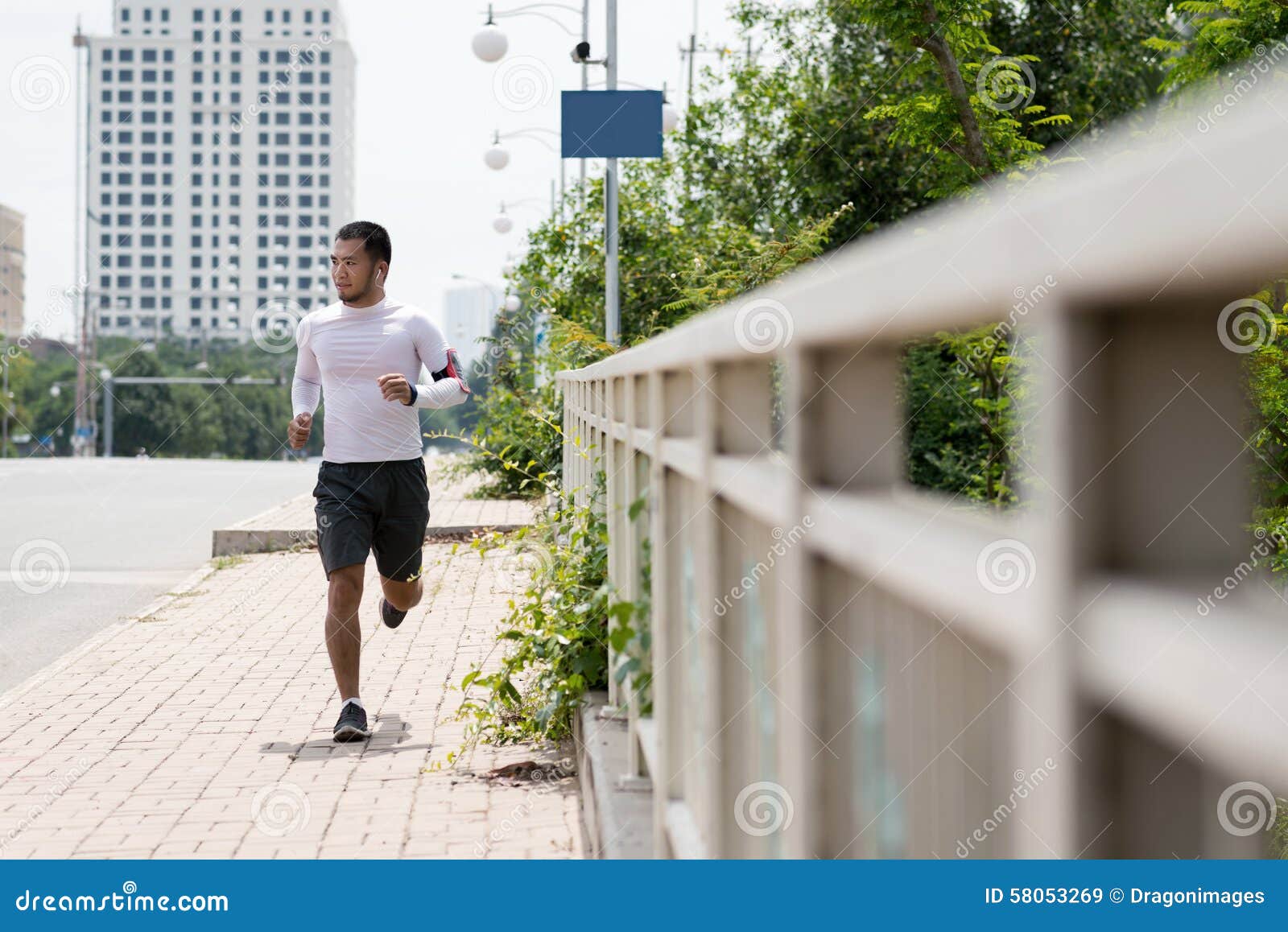 Jogging outdoors stock image. Image of wellness, endurance - 58053269