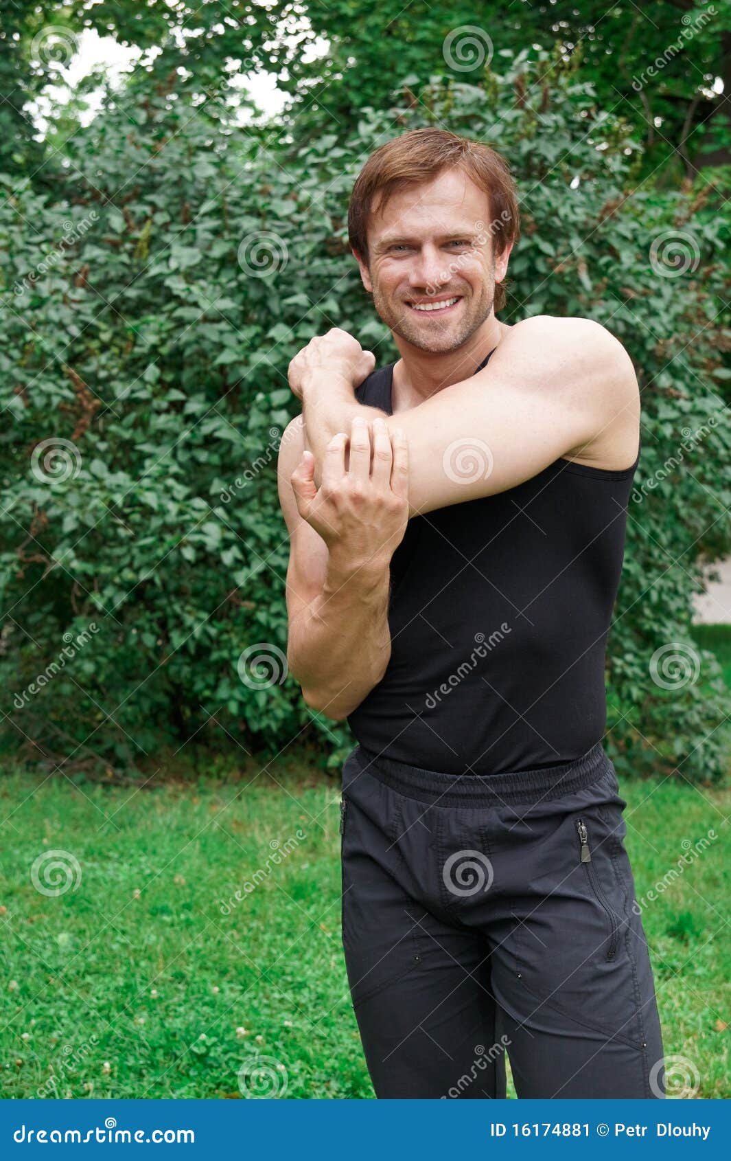 Jogging in the park stock image. Image of male, effort - 16174881