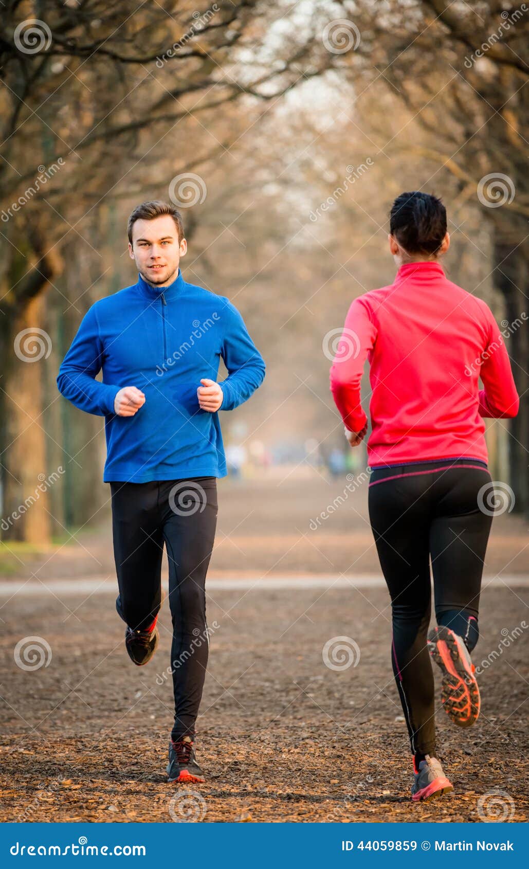 Jogging in park stock image. Image of fitness, running - 44059859