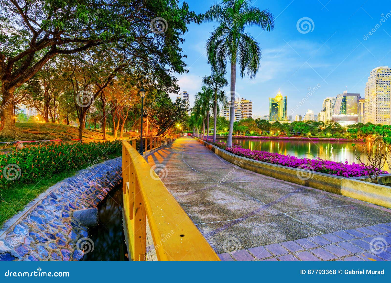 Jogging Path in Benajkitti Park Stock Photo - Image of cityscape ...
