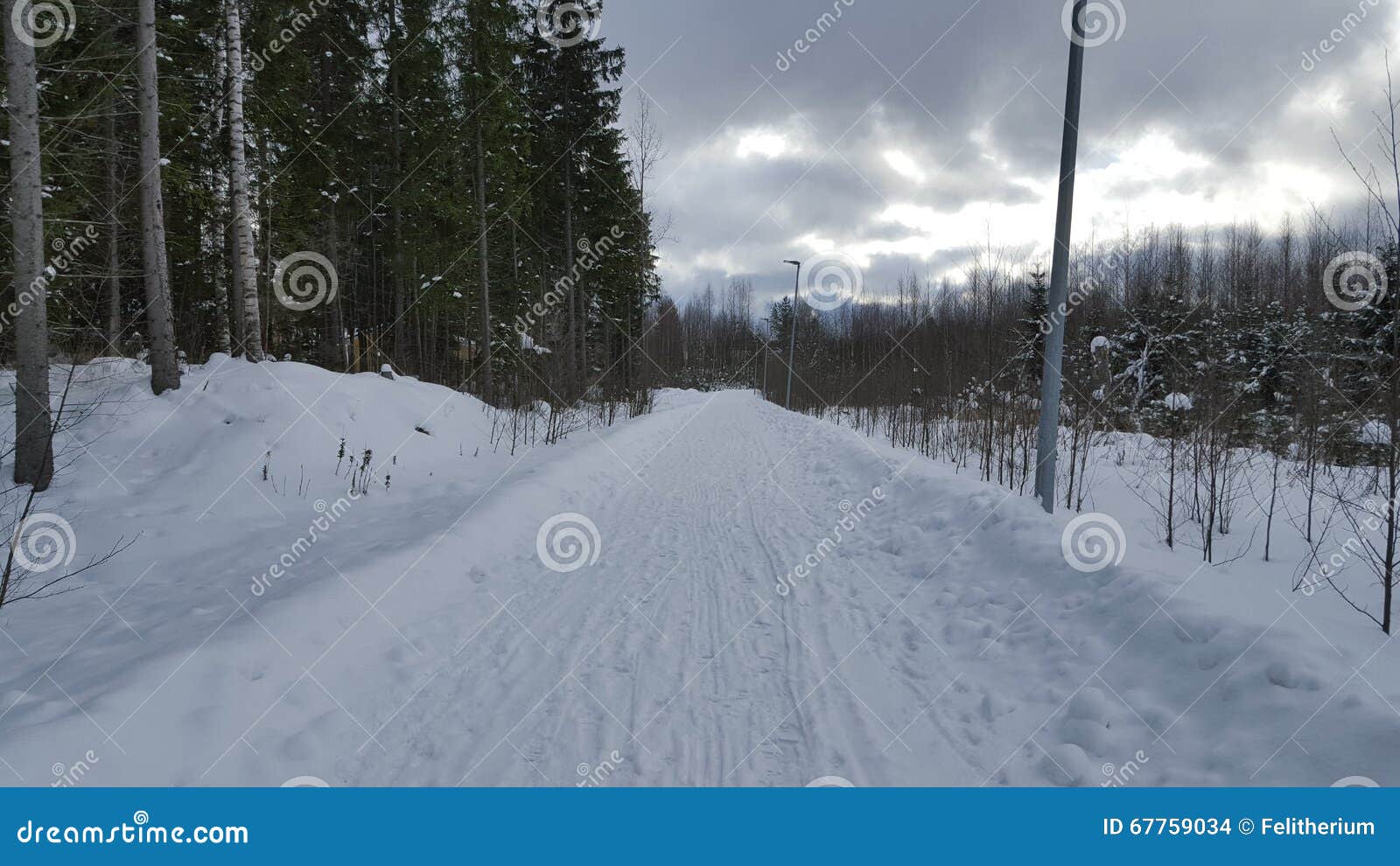 Jogging path stock photo. Image of path, jogging, winter - 67759034