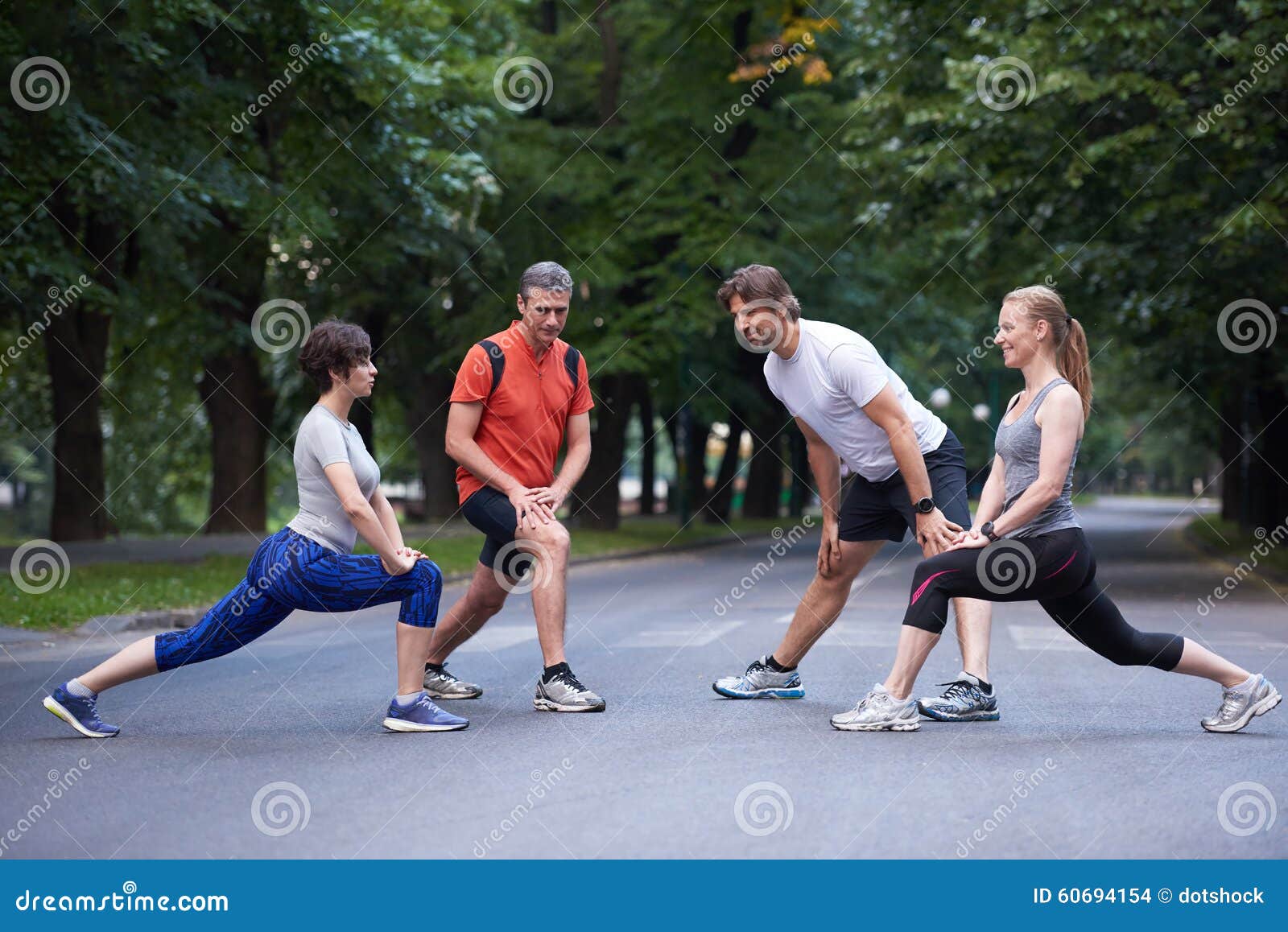 Jogging People Group Stretching Stock Photo - Image of lifestyle ...