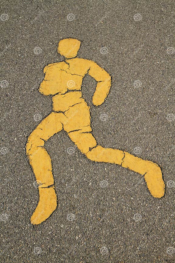 Jogging sign stock photo. Image of road, jogging, activity - 29602428