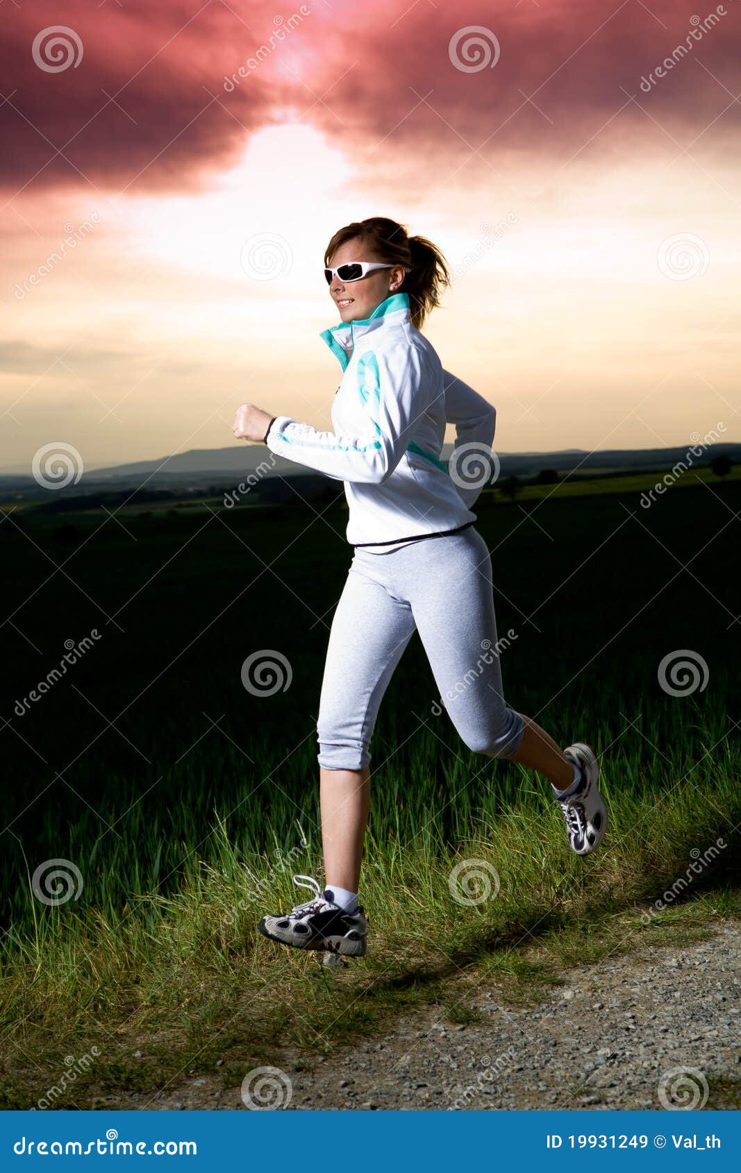Jogging woman stock image. Image of running, fitness - 19931249