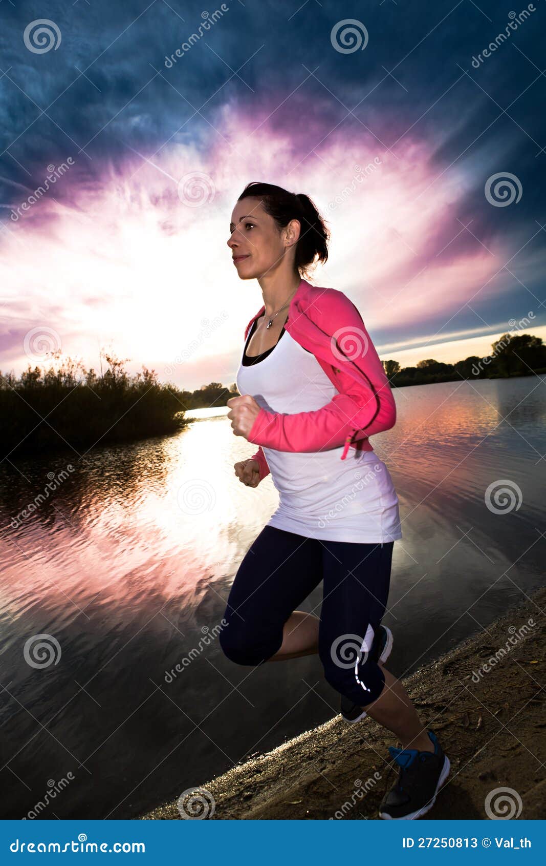 Jogging woman stock image. Image of people, lifestyles - 27250813