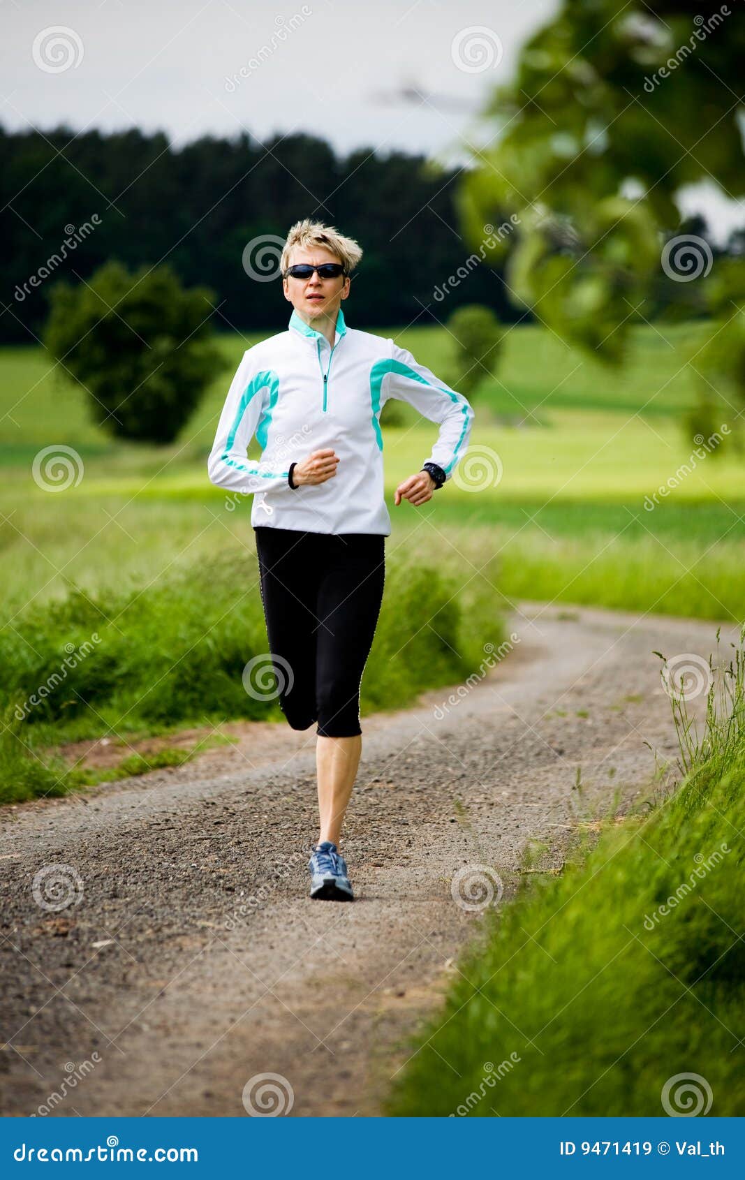 Jogging woman stock image. Image of sports, break, action - 9471419