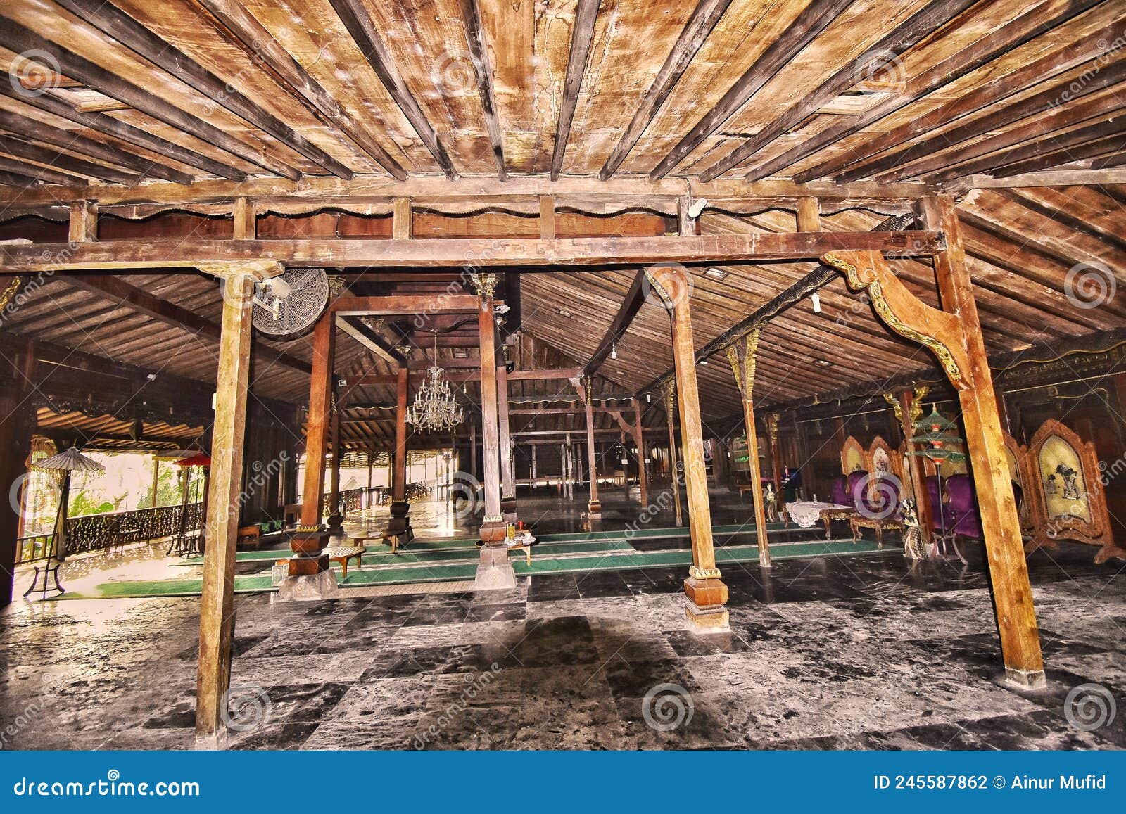 Joglo is a Traditional House of Central Java Which Was Built Using Teak ...
