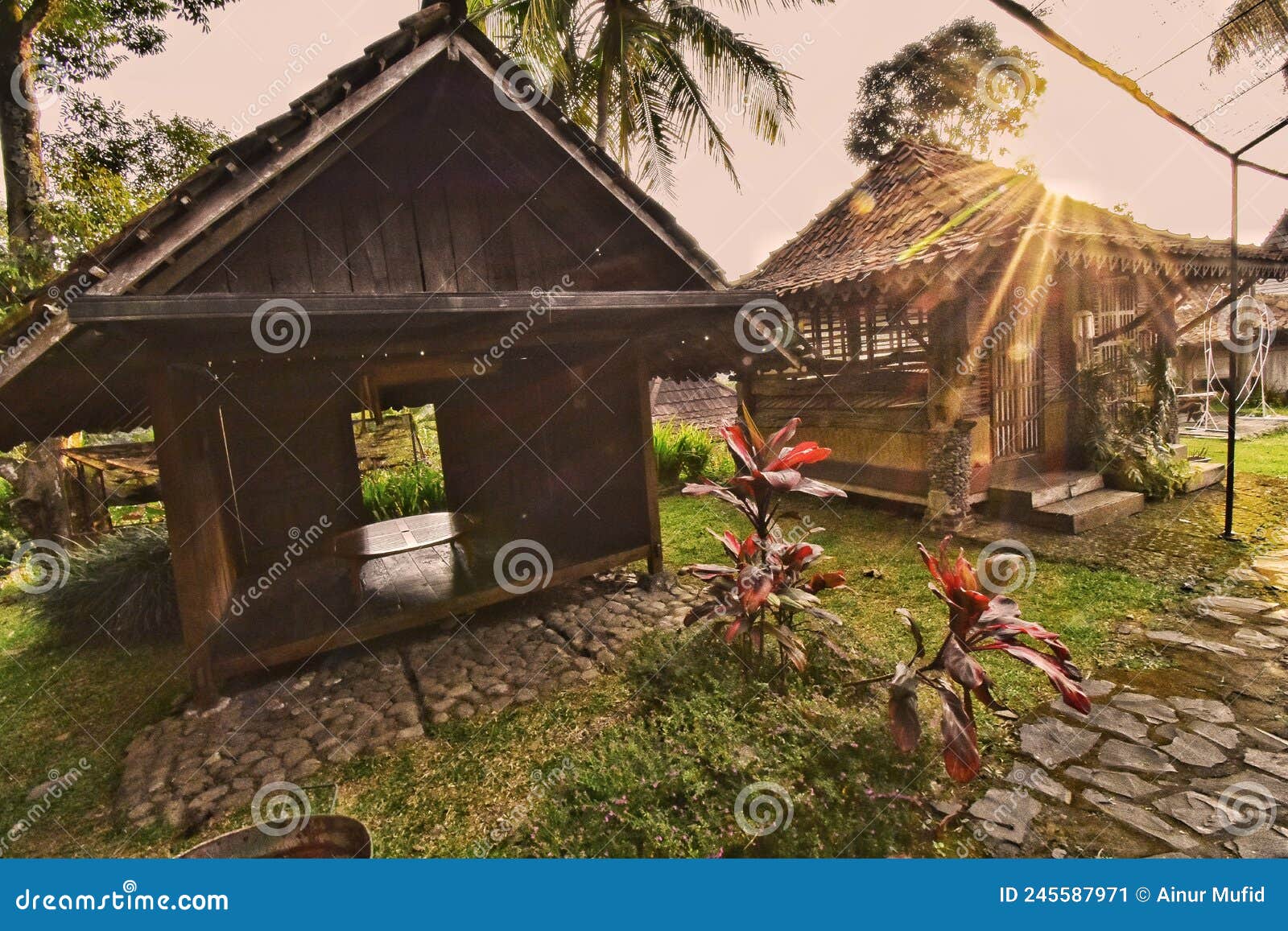 Joglo is a Traditional House of Central Java Which Was Built Using Teak ...