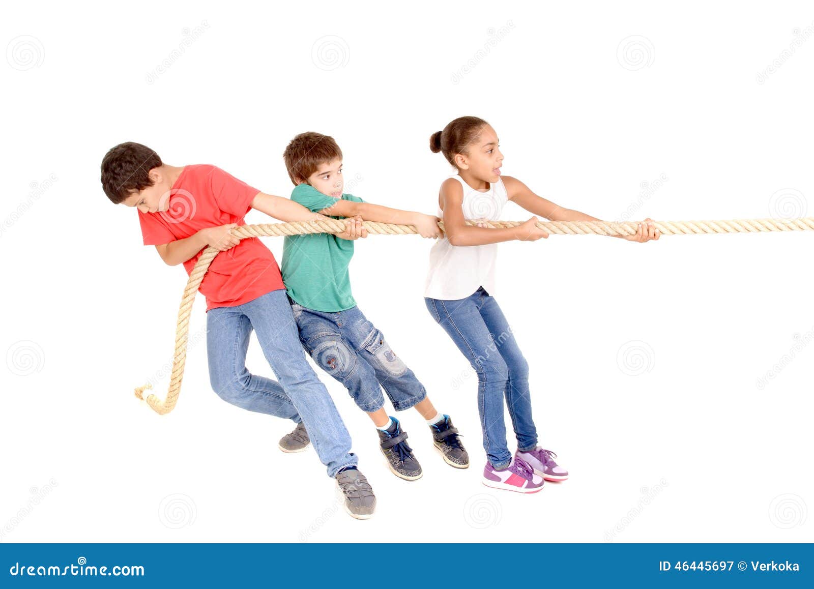 Jogo da corda imagem de stock. Imagem de reboque, puxar - 46445697