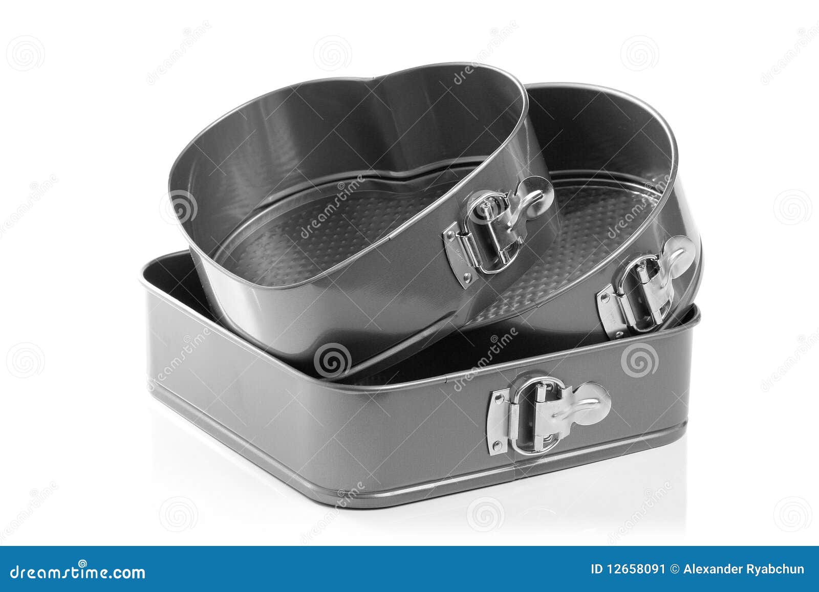 Jogo De Estanhos De Cozimento Imagem de Stock - Imagem de cozedura ...