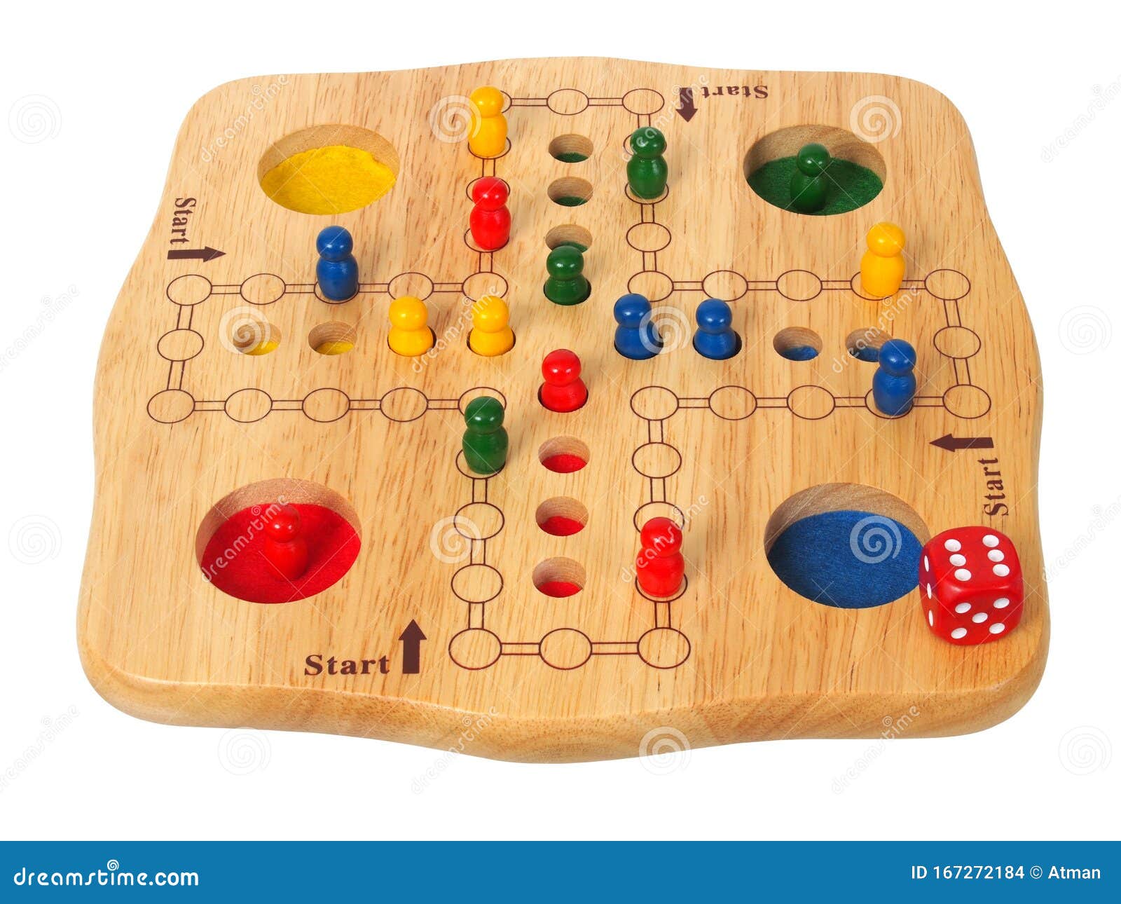 Jogo de tabuleiro Ludo foto de stock. Imagem de brinquedo - 167272184