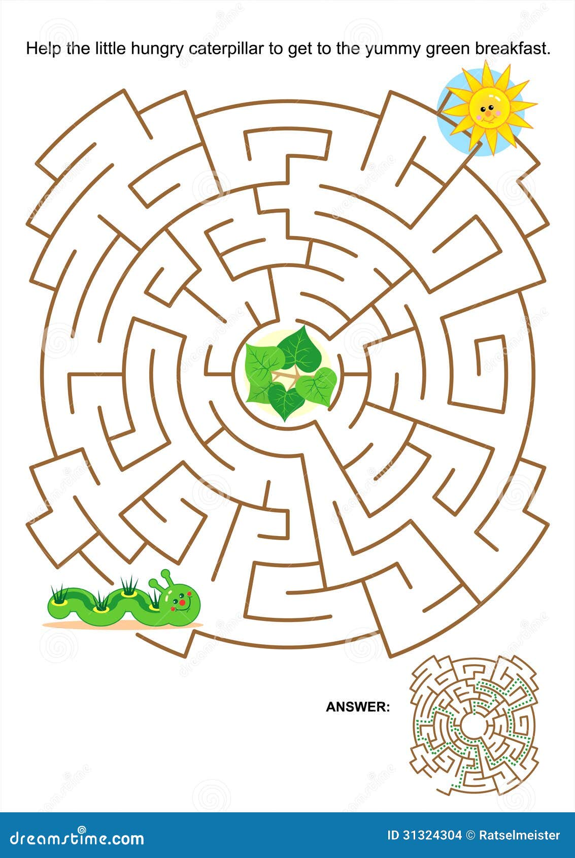 Jogo Do Labirinto Para Crianças Ilustração do Vetor - Ilustração de ...